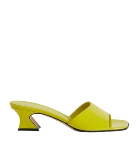 GIUSEPPE ZANOTTI Solhene 45 Kitten Heel Sandals - Yellow