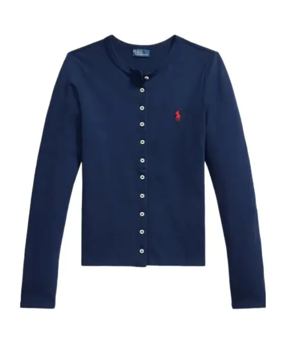 Polo Ralph Lauren Crew Neck Long-sleeved Cardigan