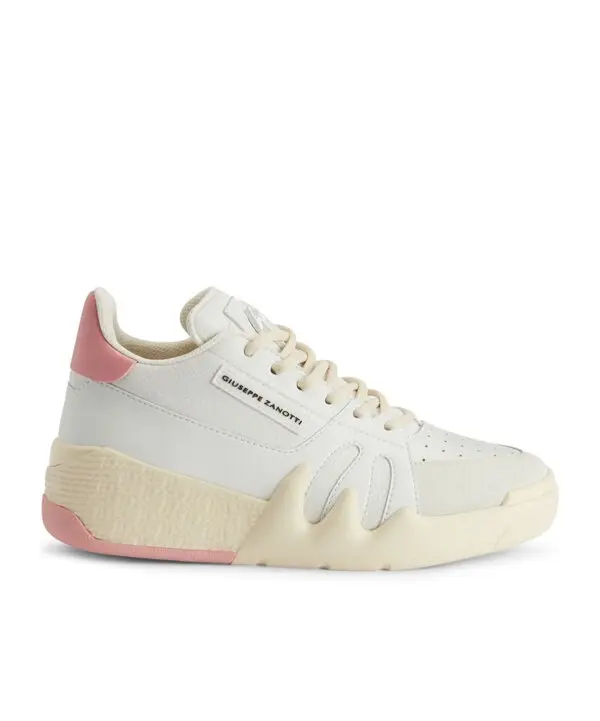 GIUSEPPE ZANOTTI Panelled Sneakers With Signature Logo - White