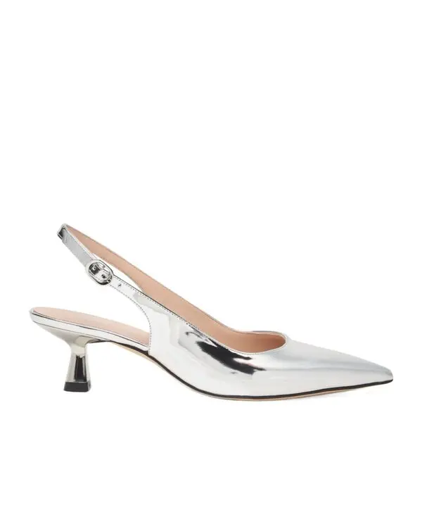 STUART WEITZMAN Sculpt Slingback 50 - Silver