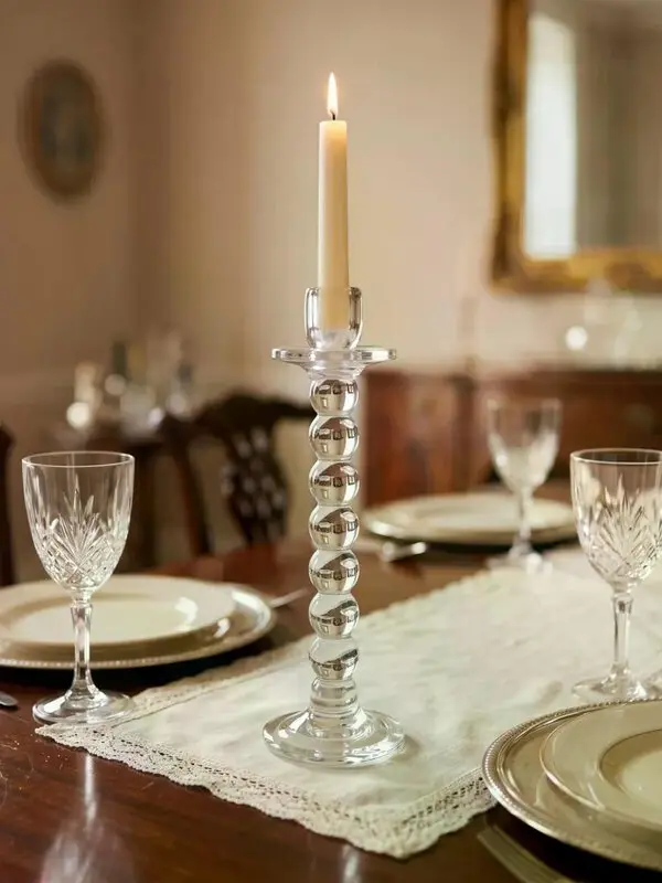 ENZO DE GASPERI Beaded Crystal Candlestick