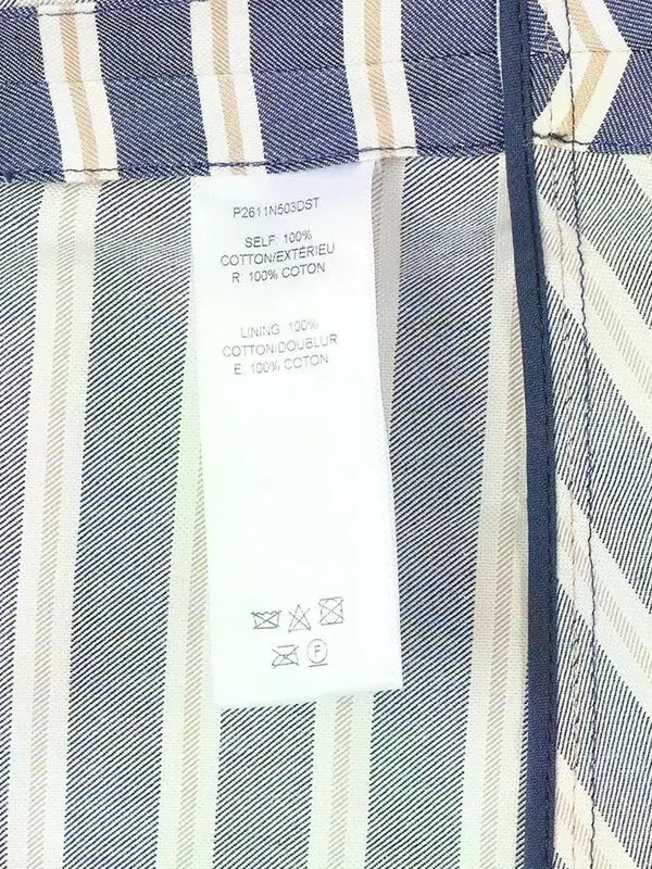 Carolina Herrera Striped Button-detail Midi Dress