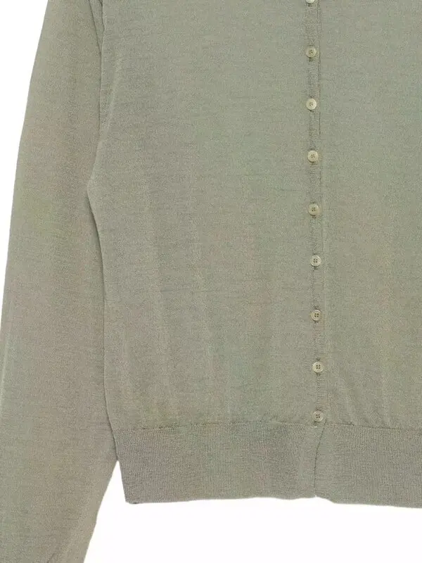 ALYSI Button-up Mock-neck Cardigan