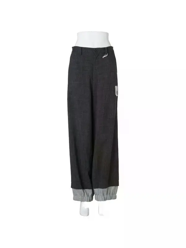 Mihara Yasuhiro Mix Layered Houndstooth Pants