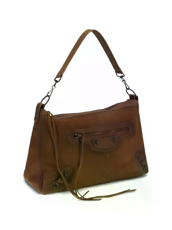 Balenciaga Le City Leather Shoulder Bag