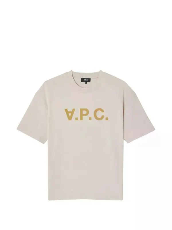 A.p.c. Vpc Logo T-shirt - Neutrals