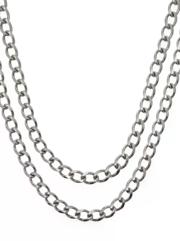 KAMIYA Safety-pin Curb-link Wallet Chain