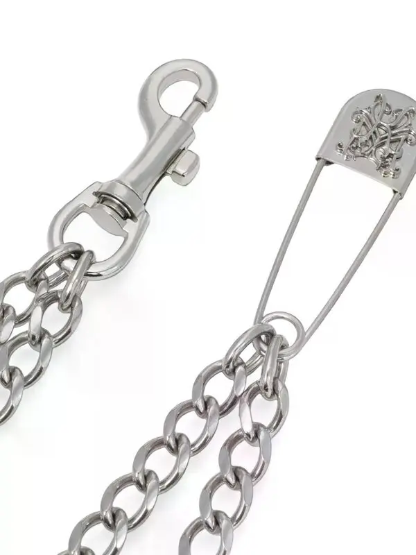 KAMIYA Safety-pin Curb-link Wallet Chain