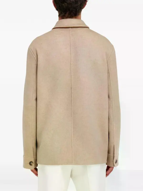 FERRAGAMO Double Wool And Cashmere Blouson