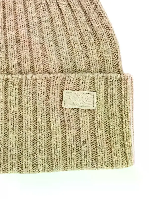 Max Mara Ribbed Knit Beanie Hat