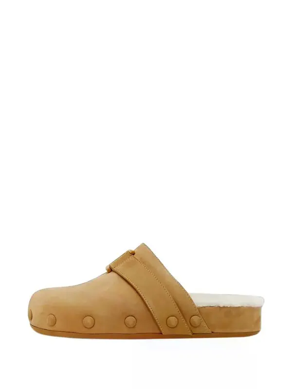 Chloé Marcie Embellished Slippers - Neutrals