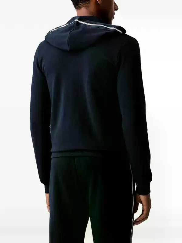 Emporio Armani Ea7 Zip-up Hoodie - Blue