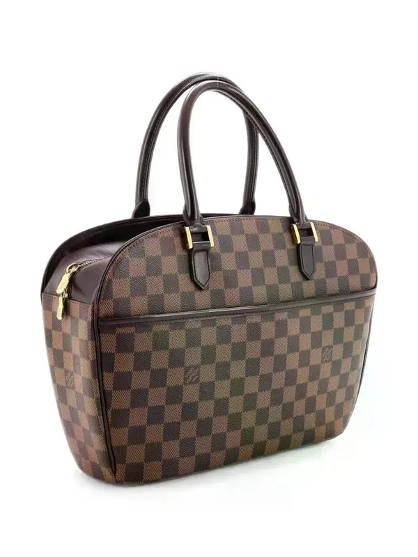 LOUIS VUITTON Damier Horizontal Satchel - Brown