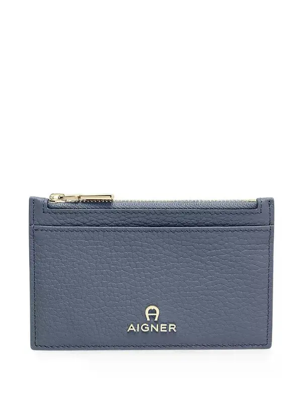 AIGNER Ivy Pebbled-texture Card Holder