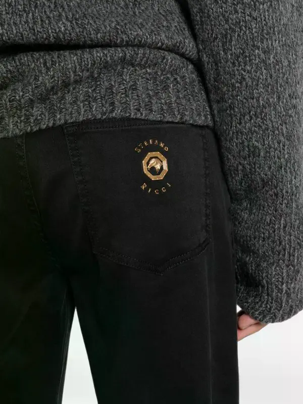 Stefano Ricci Logo-plaque Jeans