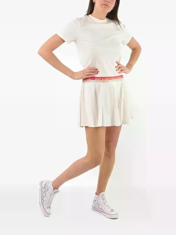 Opening Ceremony Logo Waistband Short Sleeve Mini Dress