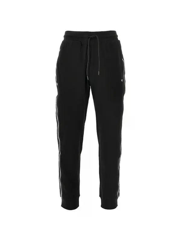 EA7 Logo-print Side-stripe Track Pants
