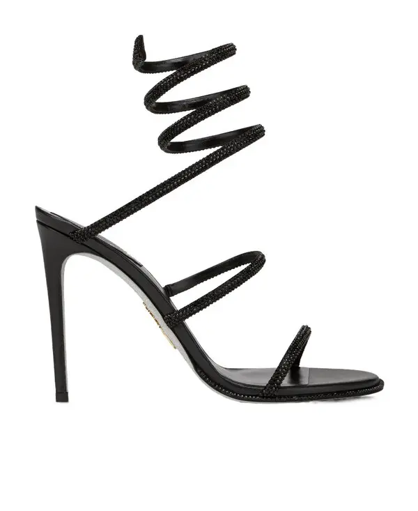 Rene Caovilla Embellished Strappy Heeled Sandals
