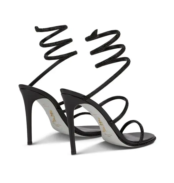 Rene Caovilla Embellished Strappy Heeled Sandals
