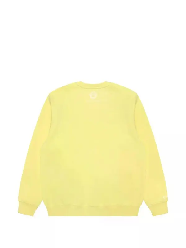 AAPE BY *A BATHING APE Logo-patch Sweatshirt - Yellow