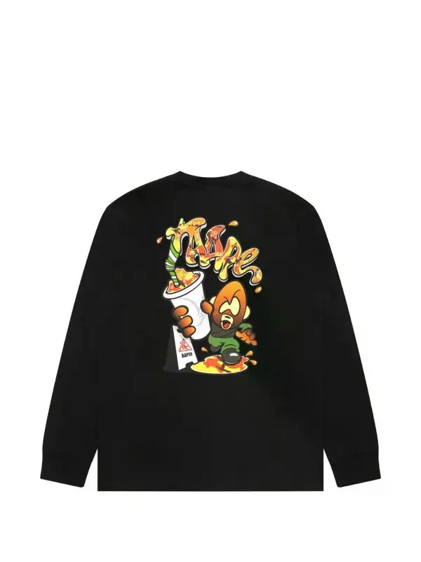 AAPE BY *A BATHING APE Graphic-print Long-sleeve T-shirt