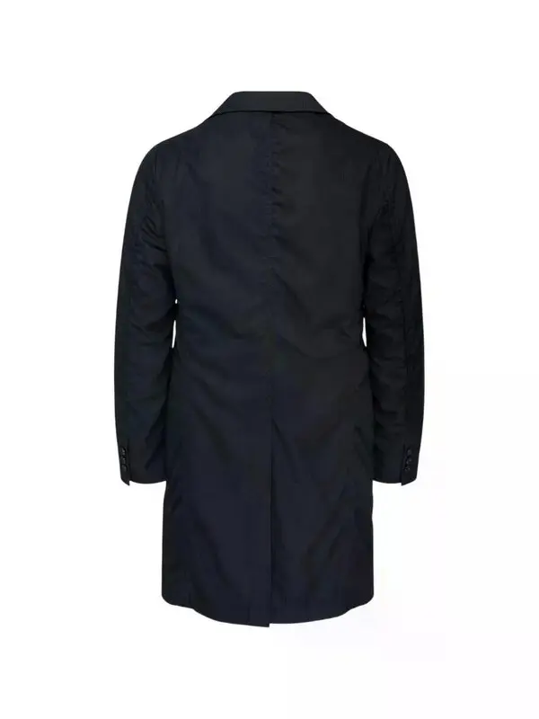 Comme Des Garçons Pinstripe-pattern Single-breasted Coat