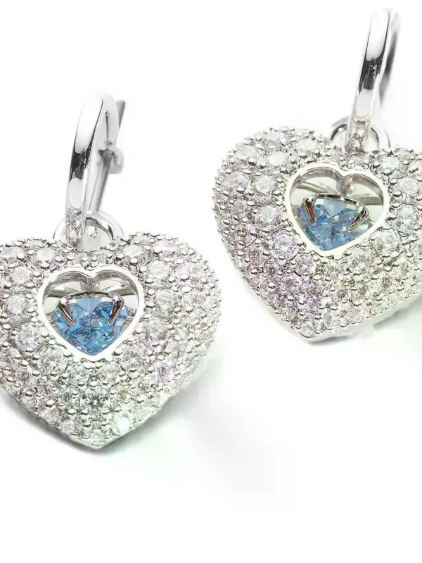 SWAROVSKI Idyllia Heart Crystal Earrings