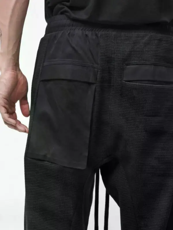 THOM KROM Waffle-knit Drawstring Trousers
