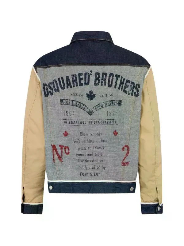 Dsquared2 Inside Out Jean Jacket - Neutrals
