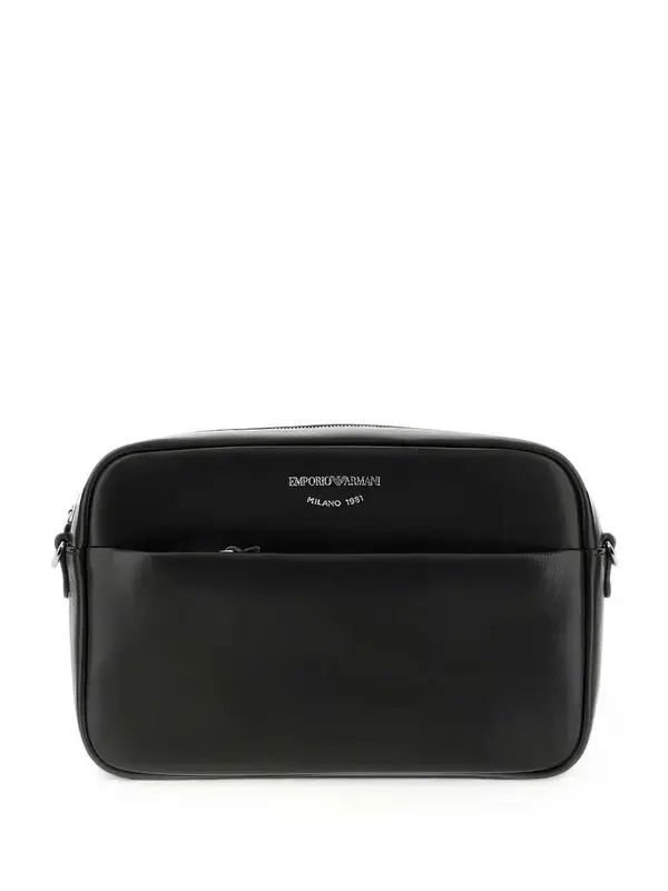 Emporio Armani Leather Camera Bag - Black