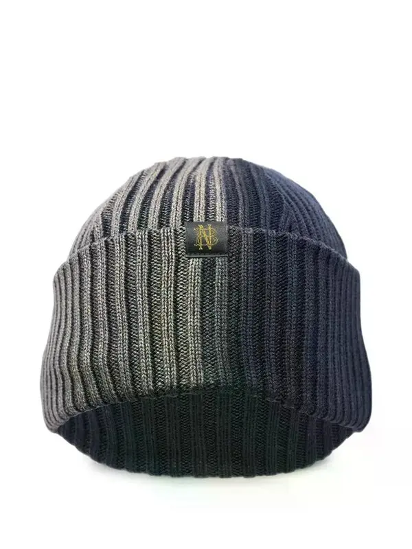 Comme Des Garçons X Batoner Ribbed-knit Beanie Hat - Blue