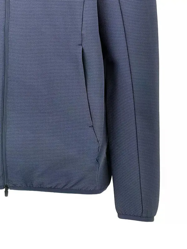 EA7 Logo-print Zip-up Sweatshirt