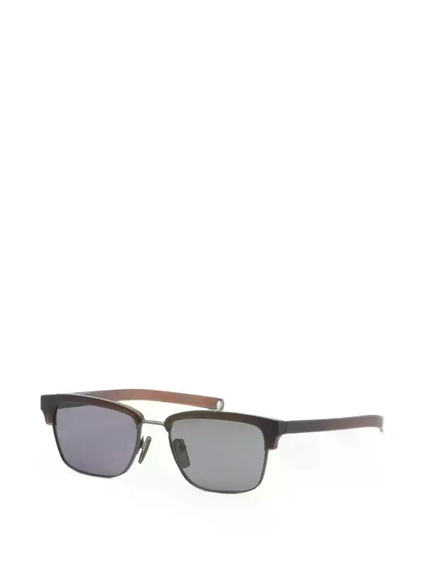Dita Lsa-416 Square-frame Sunglasses - Brown
