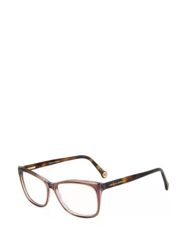 Carolina Herrera Tortoiseshell-effect Cat-eye Glasses