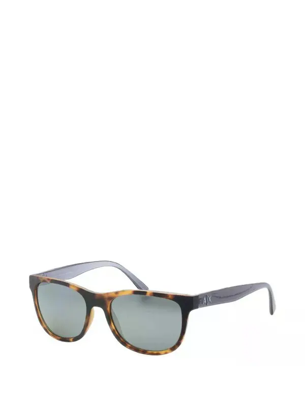 Armani Exchange Tortoiseshell-effect Polarized Sunglasses - Brown