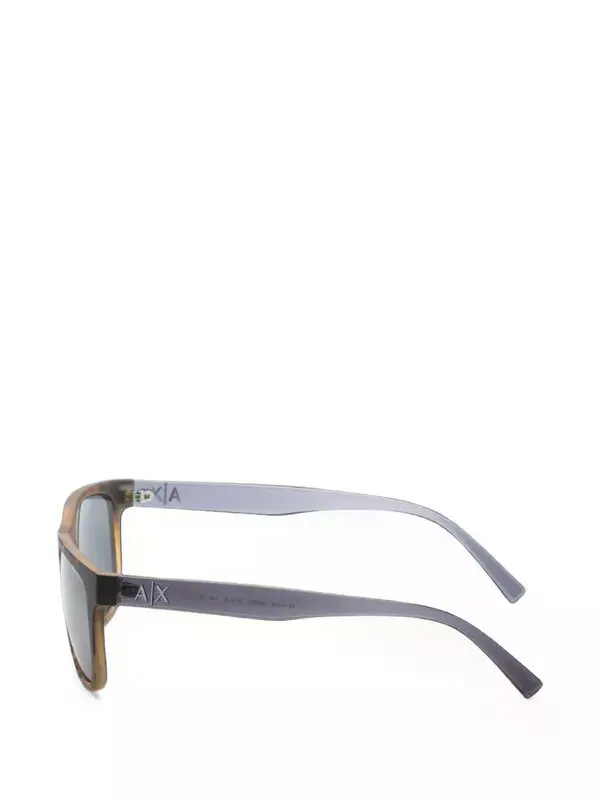 Armani Exchange Tortoiseshell-effect Polarized Sunglasses - Brown