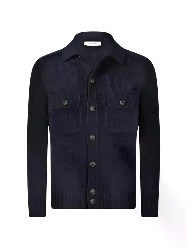GRAN SASSO Button-up Patch-pocket Jacket - Blue