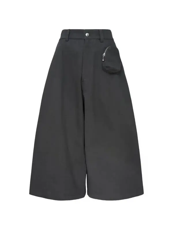 MELITTA BAUMEISTER Pouch-detail Wide-leg Trousers - Black