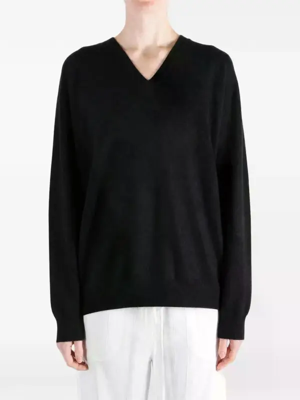 Frenckenberger V-neck Long-sleeve Sweater