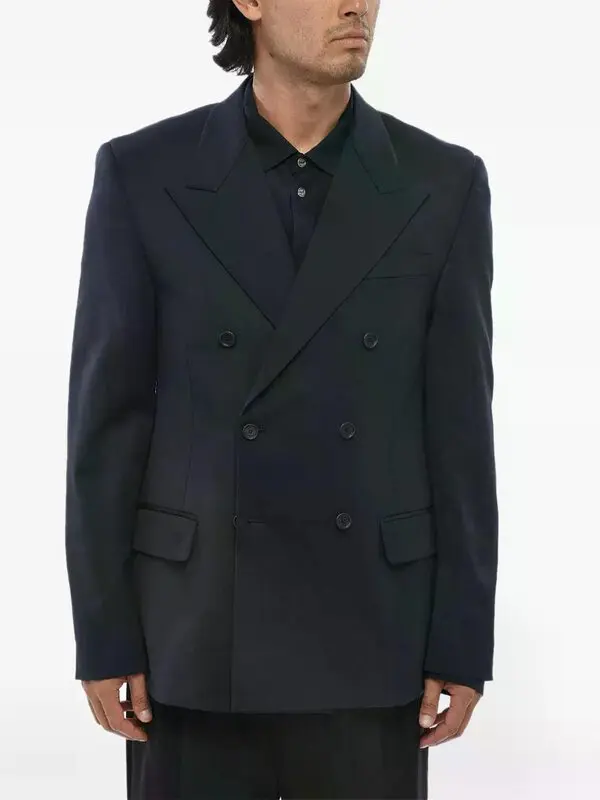 Off-White Double-breasted Peak-lapel Blazer