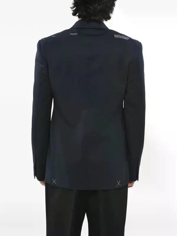 Off-White Double-breasted Peak-lapel Blazer