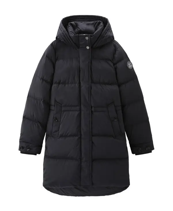 Woolrich Alsea Hooded Down Jacket - Black