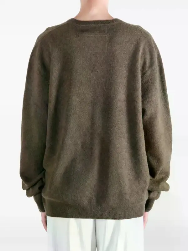 Frenckenberger V-neck Colour-block Sweater