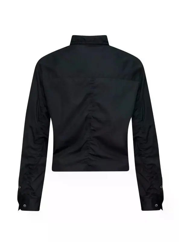 Undercover Ruched-detail Cotton Shirt