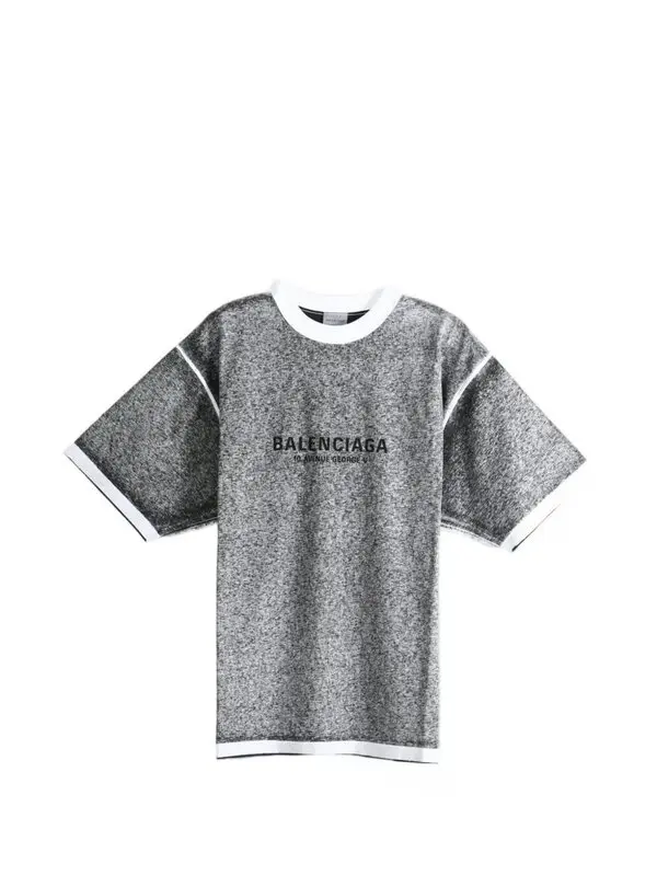 Balenciaga Logo-print T-shirt - Grey