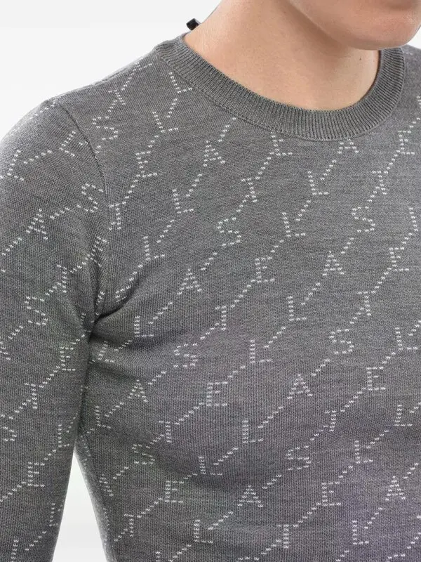 Stella McCartney Logo-intarsia Sweater