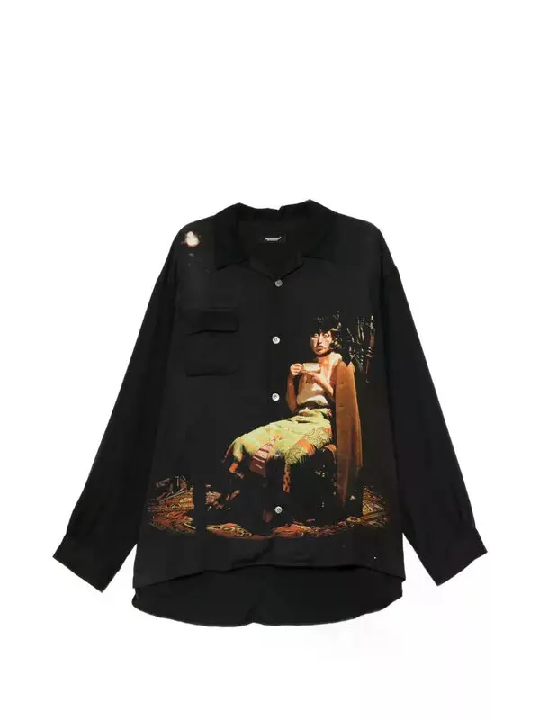 Undercover Graphic-print Flap-pocket Shirt