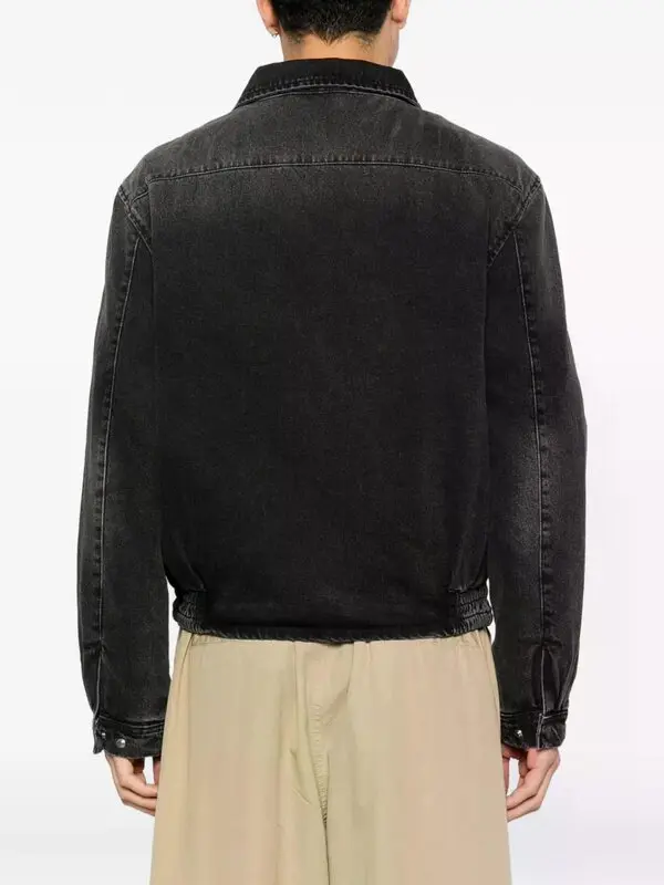 ARTE ANTWERP Logo-embroidered Denim Jacket