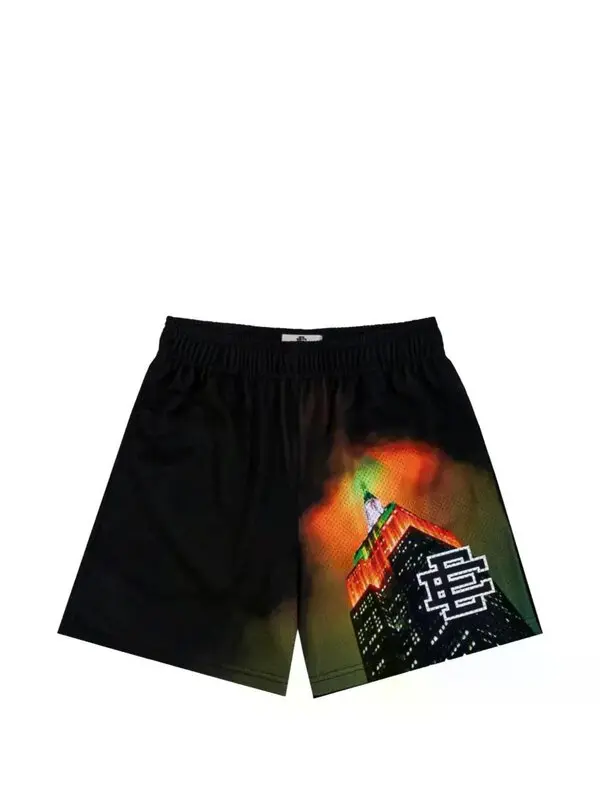 ERIC EMANUEL Empire State Building Shorts - Black