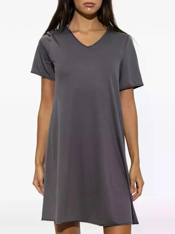 Hanro V-neck Short-sleeve Nightdress